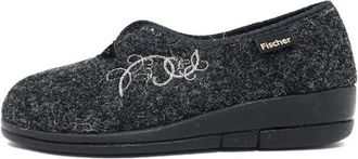Fischer Markenschuh Fischer Dora, Chaussons Bas femme, Noir (Anthrazit 205), 39 EU