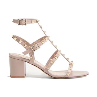 Valentino Garavani Femme, Chaussures, Beige, Taille: 41 EU Rockstud Sandales