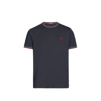 Fred Perry T-shirt brod&eacute; en coton