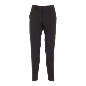 Karl Lagerfeld Lam&eacute;-Seitenstreifen Hose - - Trousers - Herren - Schwarzk - 2XL