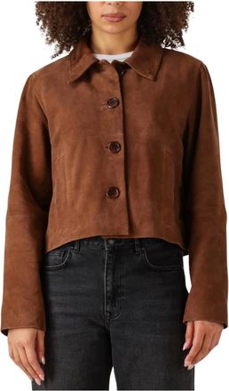 MY ESSENTIAL WARDROBE Damen, Jacken, Braun, MGr&ouml;&szlig;e