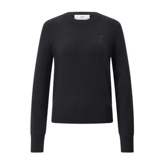 Ami Pulls &agrave; col rond - Homme - Pulls - Noir - Taille: M