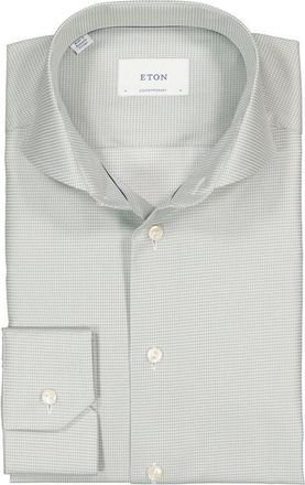 Eton Herren Hemd gr&uuml;n