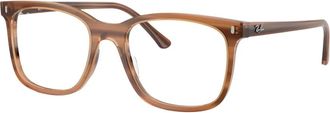 Ray-Ban unisex, Accessoires, Brun, Taille: 51 MM RX 5446 Optical Frame