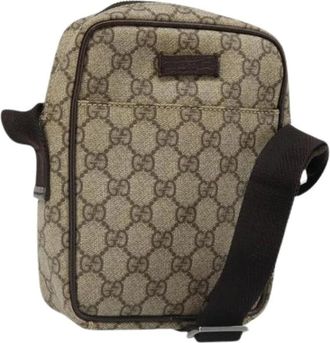 Gucci Sac bandouli&egrave;re vintage GG Canvas Pre-owned - Femme - Pre-owned - Brun - Taille: ONE Size