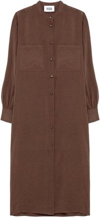 Alpha Studio Femme, Robes, Brun, Taille: 36 FR Robe chemise