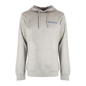 Calvin Klein Pullover Hoodie - - Sweatshirts & Hoodies - Herren - Grau - XL