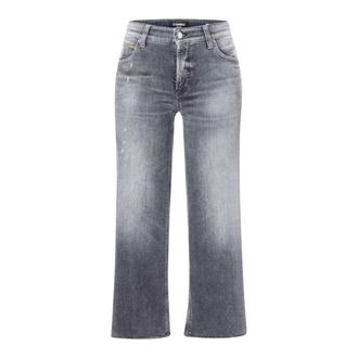 Cambio Graue Wide Leg Jeans - - Jeans - Damen - Grau - L
