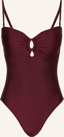 Mrs & Hugs Mrs & Hugs Bandeau-Badeanzug Mit Cut-Outs lila