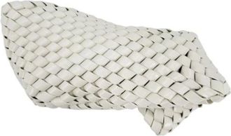 Bottega Veneta Sac pochette vintage doccasion - Femme - Pre-owned - Blanc - Taille: ONE Size