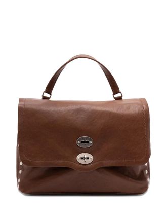 Zanellato Mittelgro&szlig;e Postina Schultertasche - Braun