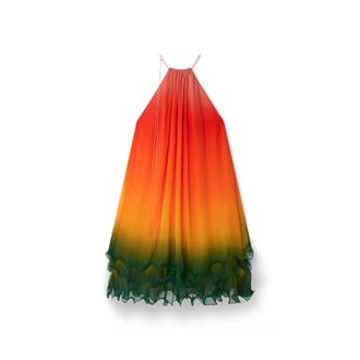 Casablanca Femme, Robes, Multicolore, Taille: 38 FR Robe Cocktail D&eacute;grad&eacute; Arc-en-Ciel