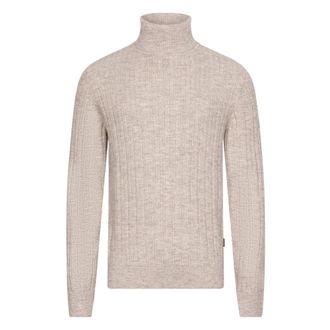 Cavallaro Givato Col Roul&eacute; - Homme - Pulls - Beige - Taille: M