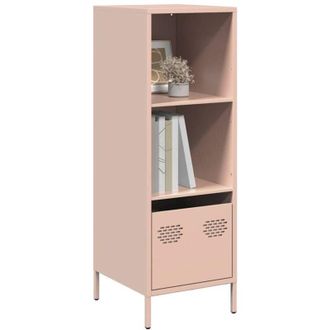 vidaXL Highboard Rosa 35x39x103,5 cm Stahl - Vidaxl