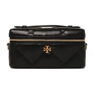 Tory Burch Kira Diamond Quilt East-West Vanity Case - - Bags - Damen - Schwarzk - ONE SIZE