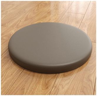 Generic Rundes Stuhlkissen, Rutschfestes Sitzkissen Aus Leder, Durchmesser 30 Cm/35 Cm/40 Cm/45 cm Wasserdicht/robust Runde Stuhlauflage Mit Maschinenwaschbar