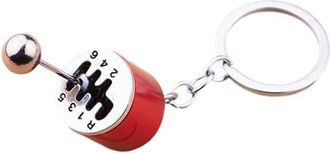 Generic Porte-cl&eacute;s levier de vitesse de voiture - Bo&icirc;te de vitesses manuelle &agrave; 6 vitesses, design r&eacute;aliste de levier de vitesse, construction en de zinc | Cad