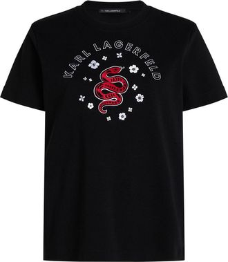 Karl Lagerfeld Lunar New Year T-Shirt - Schwarz