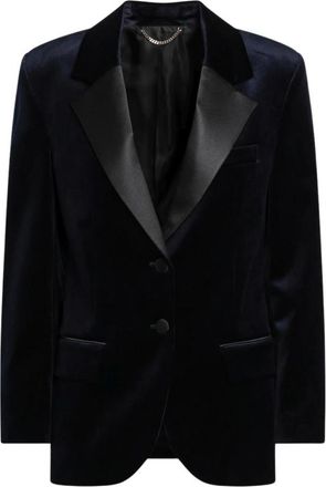 Victoria Beckham Veste cintr&eacute;e &agrave; un bouton - Femme - Vestes - Bleu - Taille: 38 FR