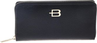 Baldinini Femme, Accessoires, Noir, Taille: ONE Size Lizard Print Wallet