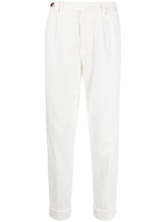 Brunello Cucinelli Cordhose mit geradem Bein - Wei&szlig;