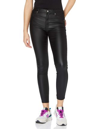 Dr. Denim Damen Lexy Jeans, Black Metal, XS