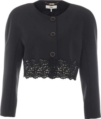 Chlo&eacute; Pull Col Rond - Noir