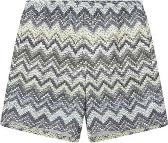 Missoni Homme, Maillots de bain, Vert, Taille: XL Dotted Zigzag Swim Shorts