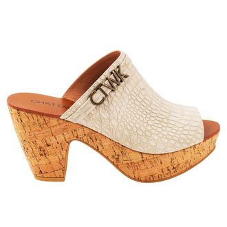 Chattawak Damen 11ilonaivoire37 Holzschuh, elfenbeinfarben, 37 EU