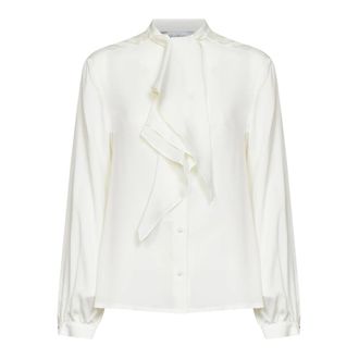 Max Mara Leccio Seidenbluse - - Blouses & Shirts - Damen - Wei&szlig; - S