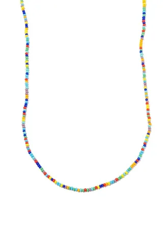Luis Morais collier en or 14ct &agrave; perles