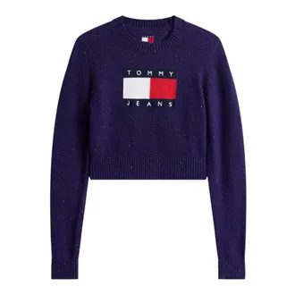 Tommy Jeans Damen, Strickwaren, Lila, SGröße