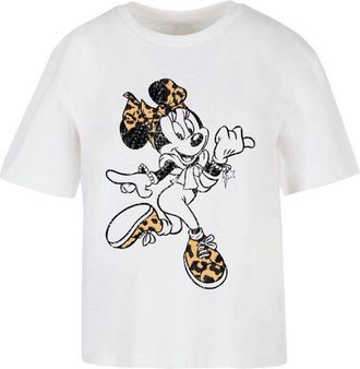 Merchcode T-Shirt Merchcode Minnie Mouse Leo Tee (1-tlg)