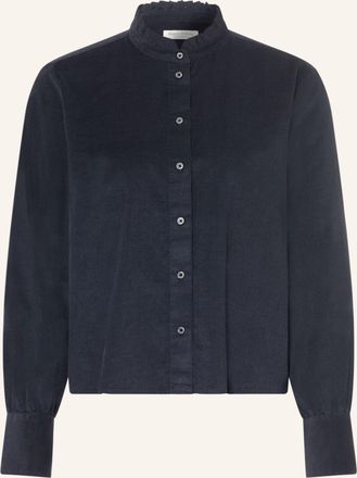 Marc O'Polo Marc Opolo Cordbluse Mit R&uuml;schen blau