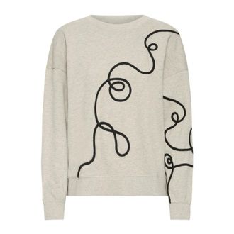 Ichi Ichi - Ihkasura SW2 SweaT-shirt - Femme - Sweatshirts et sweats &agrave; capuche - Beige - Taille: 44 FR