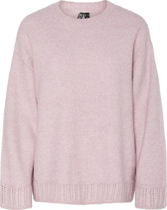 Pieces Pcorly Ls O-Neck Oversize Knit Pwp Bc
