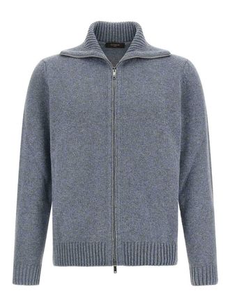 Zanone Cardigan - Bleu