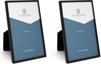 Zilverstad 7984031 Fotorahmen Sweet Memory 10x15 matt schwarz (Packung mit 2)