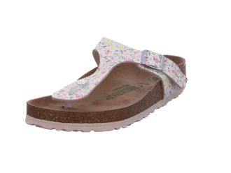 Birkenstock Damen Gizeh Sandale, Watercolor Flower White, 39 EU