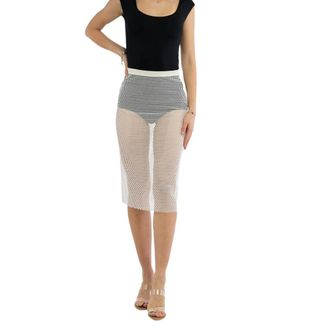 Patrizia Pepe Femme, Jupes, Blanc, Taille: 38 FR Skirts
