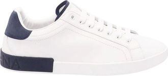 Dolce & Gabbana Homme, Chaussures, Blanc, Taille: 42 1/2 EU Baskets Basse