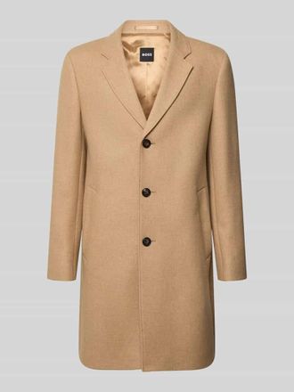 HUGO BOSS Mantel mit einreihiger Knopfleiste