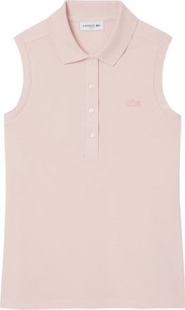 Lacoste Femme, Tops, Rose, Taille: 38 FR Polo Stretch Sans Manches L.12.D Coupe Slim