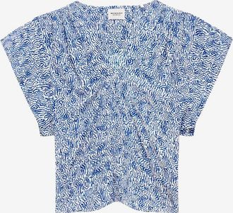 Isabel Marant Haut Delocia - Femme - Bleu - Taille 34 - Marant &Eacute;toile