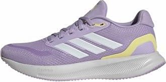 adidas Runfalcon 5 Running Shoes Chaussures de Course Femme, Poudre Prune FTWR Teinte Blanche et Orange, 37 1/3 EU