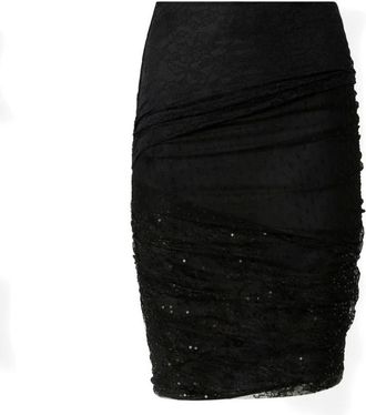 Pinko Pinko, Femme, Jupes, Noir, Taille: 38 FR Birilli Skirt
