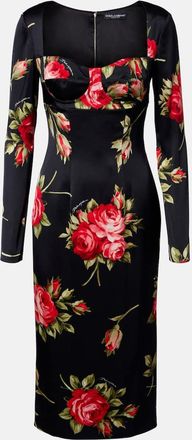 Dolce & Gabbana Bedrucktes Midikleid