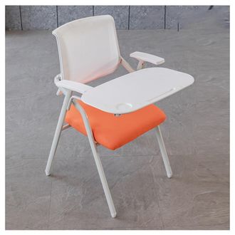 Generic Ergonomische Konferenz-Klappst&uuml;hle mit Klapptisch, Metallgestell und Lendenwirbelst&uuml;tze - ideal f&uuml;r B&uuml;ro und Wartezimmer - stilvolle B&uuml;rom&ouml;bel