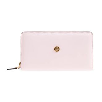 Versace Embl&egrave;me Leder Portemonnaie - - Accessories - Damen - Rosa - ONE SIZE