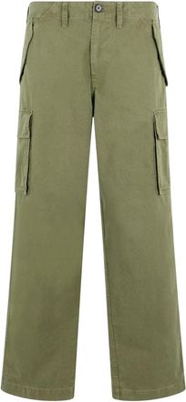 Burberry Homme, Pantalons, Vert, Taille: M Pantalon Cargo en Coton